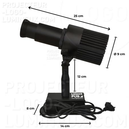 Bright arrow projector on the ground