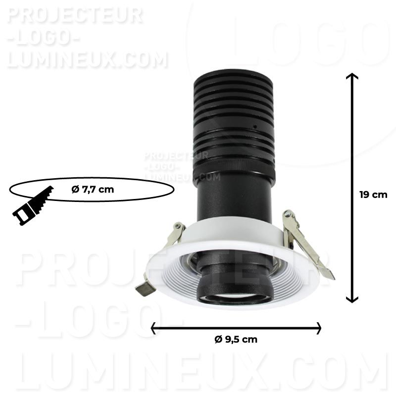 Projector gobo logo built-in LED ceiling
